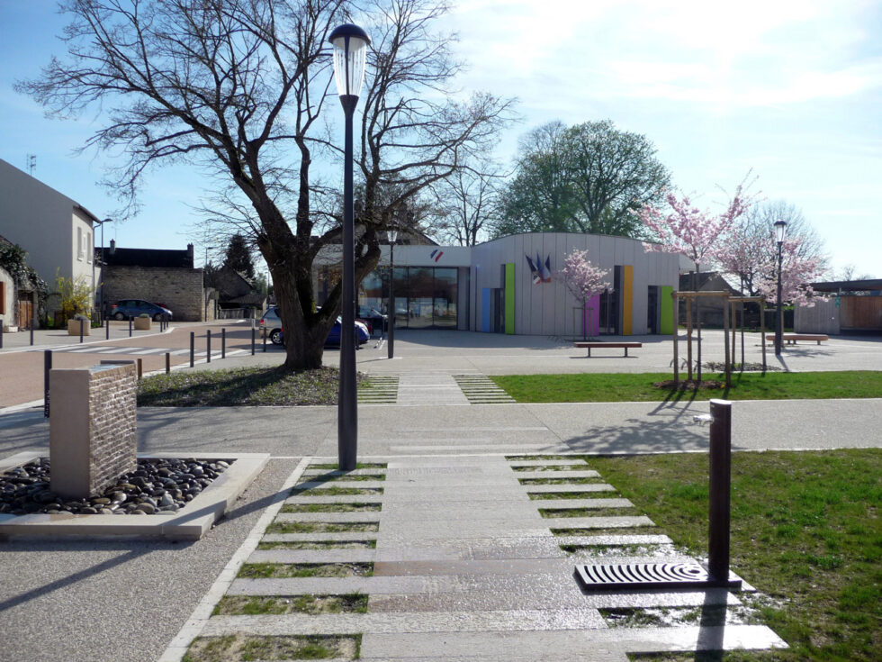 Mairie et espace public, Virey-le-Grand - CALC